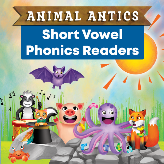 Animal Antics - Short Vowel Readers – Blue Star Education